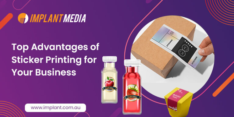 Boost Your Business with Sticker Printing| Implant Media
